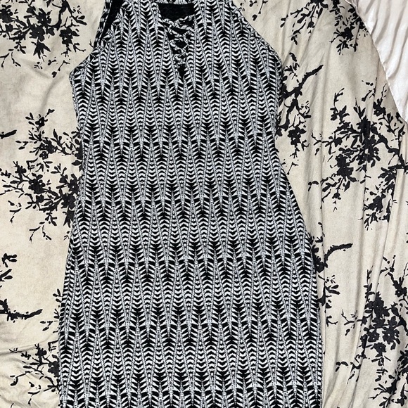 Material Girl | Dresses | Material Girl Black And White Maxi Dress ...